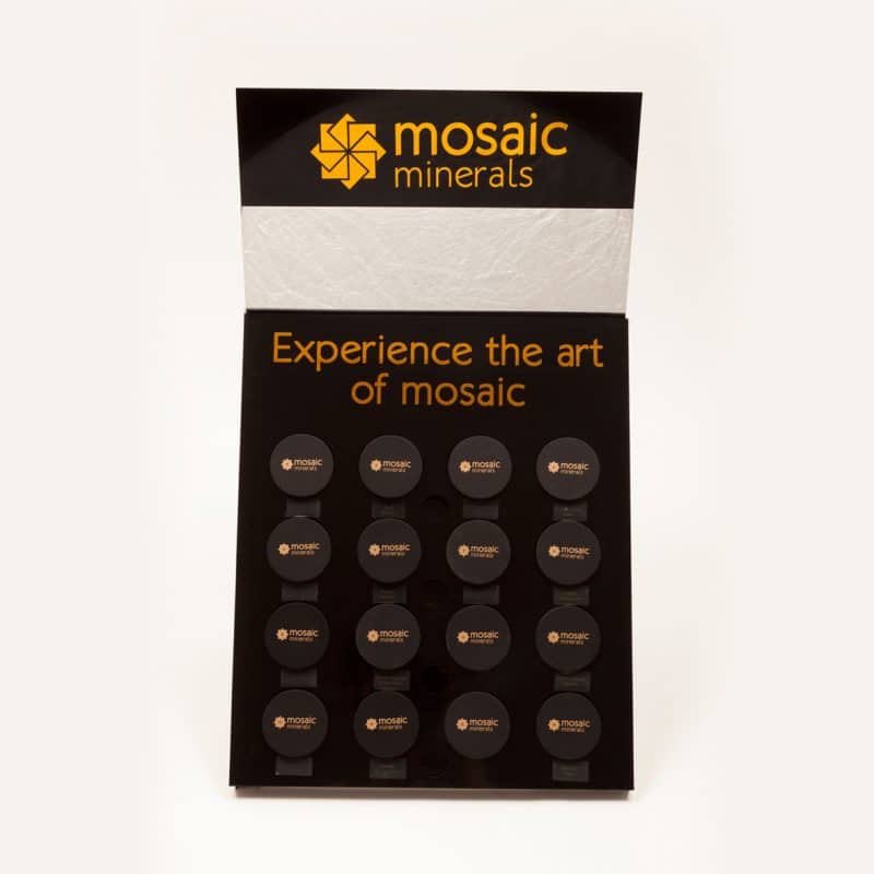 Mosaic Minerals Product Display Stand | TechnoTan