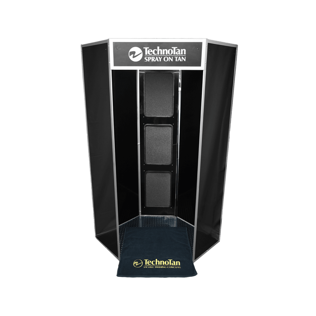 Spray Tanning Pod - Corner Space Saver | TechnoTan Spray on Tan